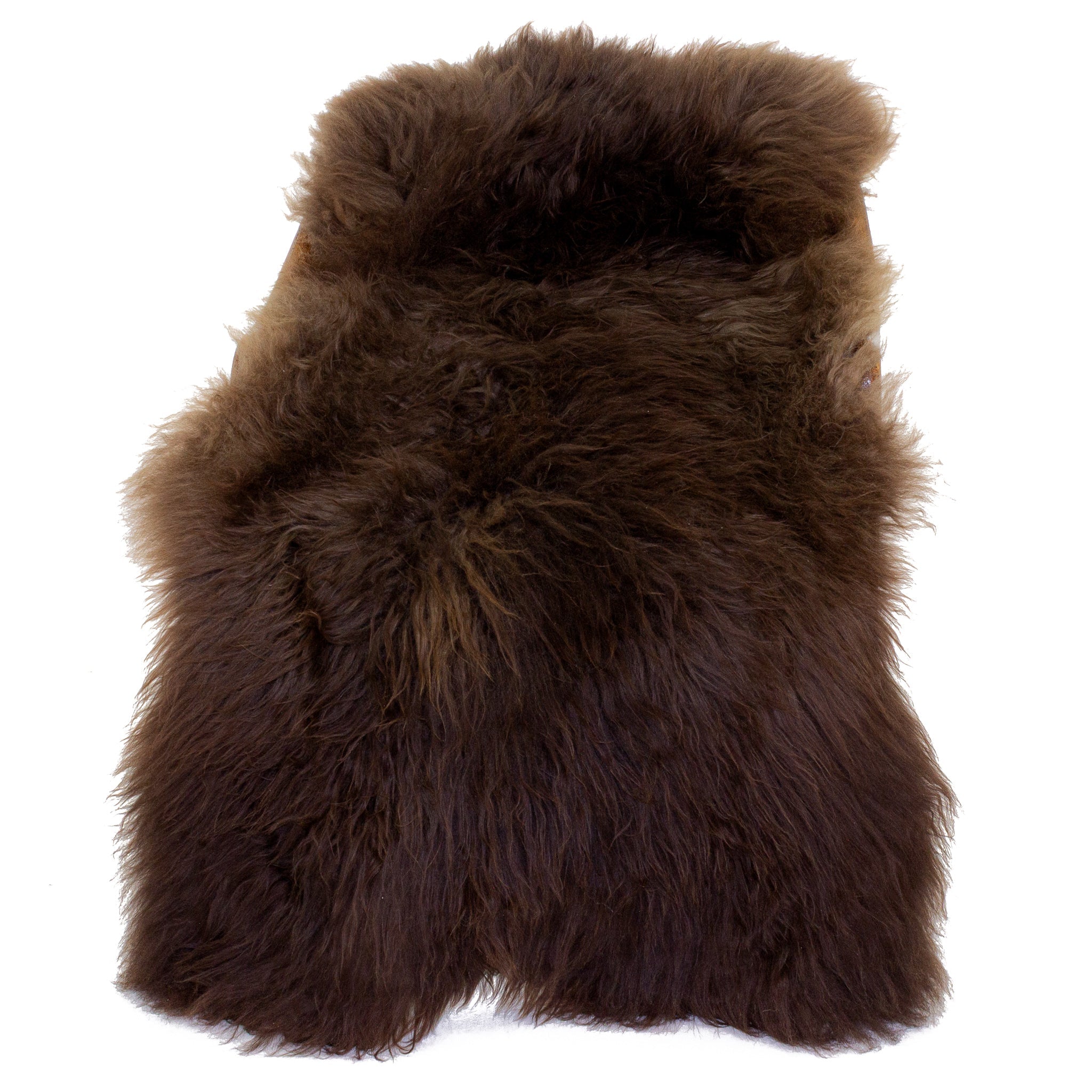 Sheepskin: Large Soft Brown Long Wool Swedish – European Sheepskins